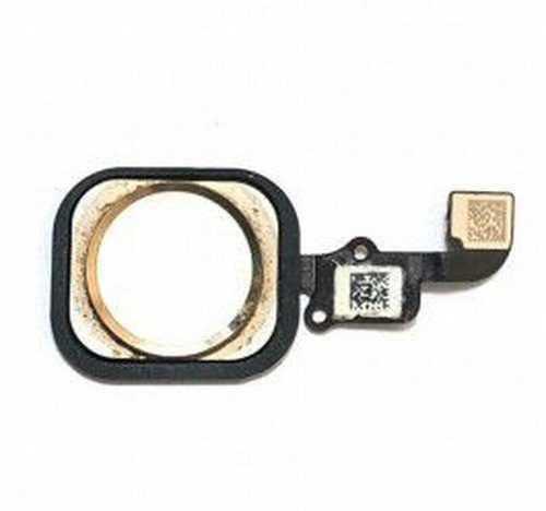 Шлейф кнопки Home iPhone 6 A1586 золотая оригинал