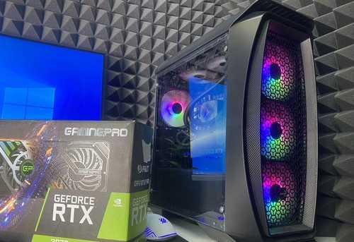 Игровой компьютер 12ядер RTX3070 Водянка "Щегол"