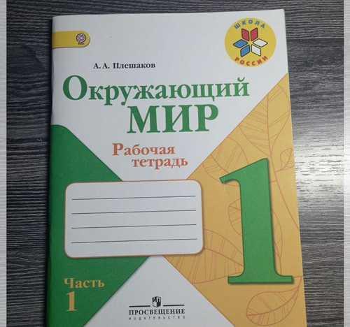 Рабочая тетрадь по окружающему миру 1 класс