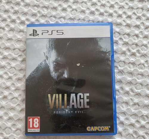 Диски на ps5 Resident Evil Village VR2
