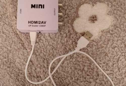 Конвектор c hdmi на AV