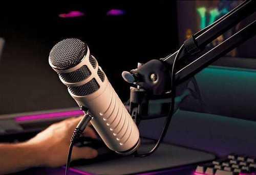 Микрофон Rode Podcaster USB Новый + Паук