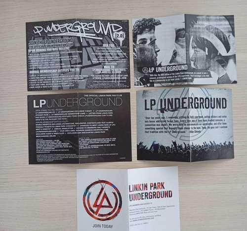 Карточки Linkin Park Underground