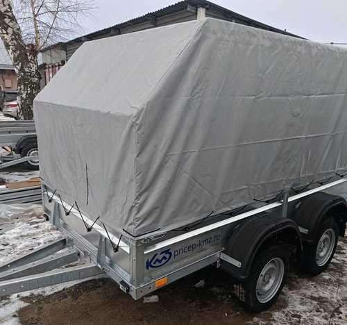 Прицеп легковой 3,0*1,5 две оси с тентом