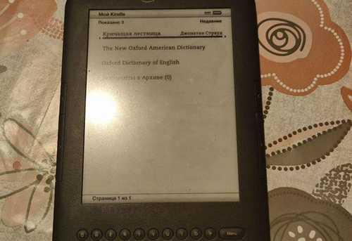Amazon kindle 3 keyboard электронная книга