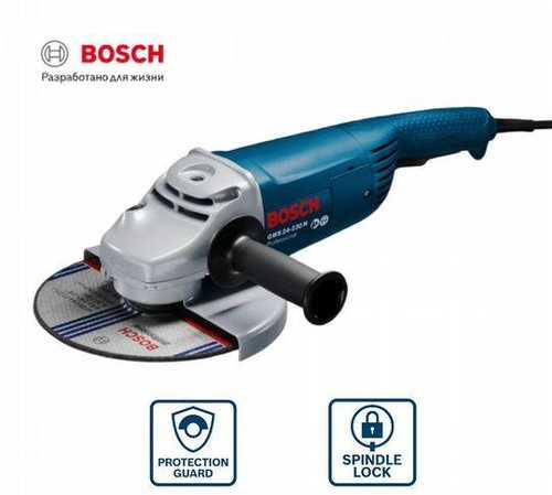 Болгарка ушм bosch GWS 24-230 H, 0 601884103