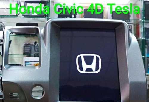 Honda civic магнитола Android стиль Tesla