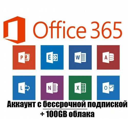 Microsoft Office 365 бессрочная подписка 5 уст-ств