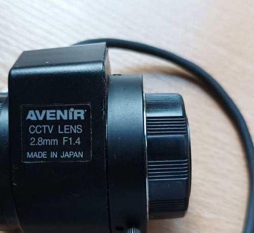 Avenir cctv lens 2.8 mm f 1.4