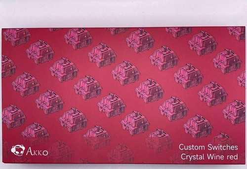 Свитчи для клавиатура Akko CS Crystal Wine Red 45ш