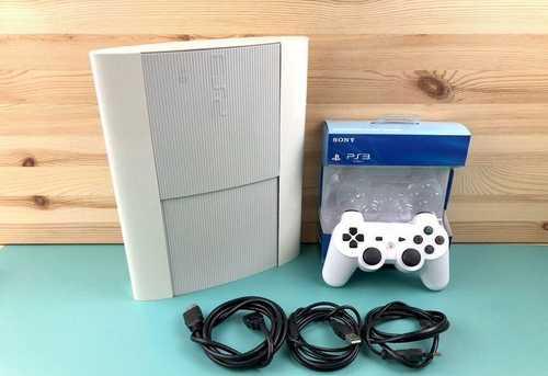 PS3 500GB 79 Игр Новый Геймпад Limited White