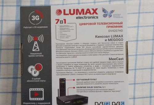 Тв приставка lumax на 20 каналов с wifi DV4707HD
