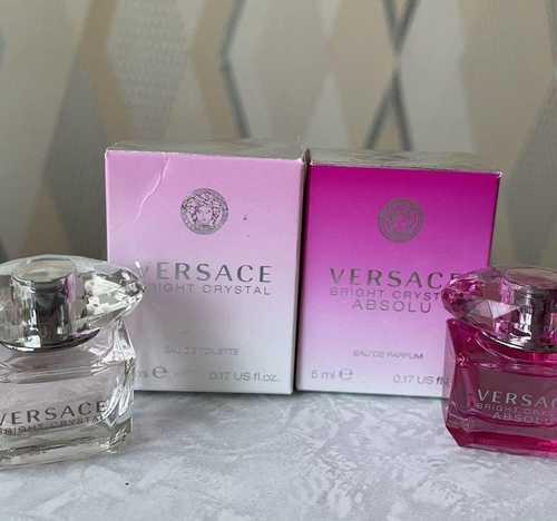 Versace bright crystal миниатюры