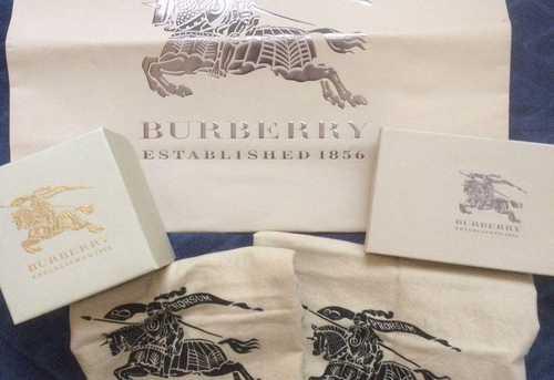 Коробка для часов burberry, пакет, пыльники