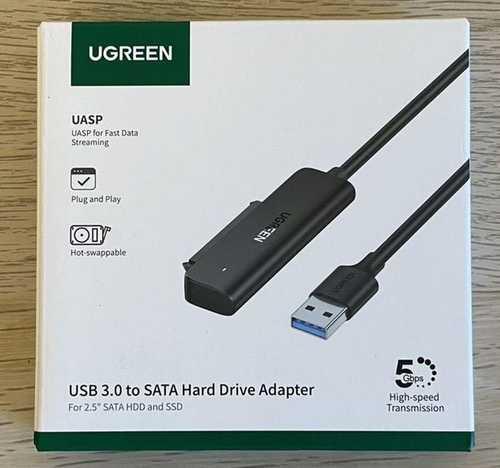 Адаптер UGreen с SATA на USB