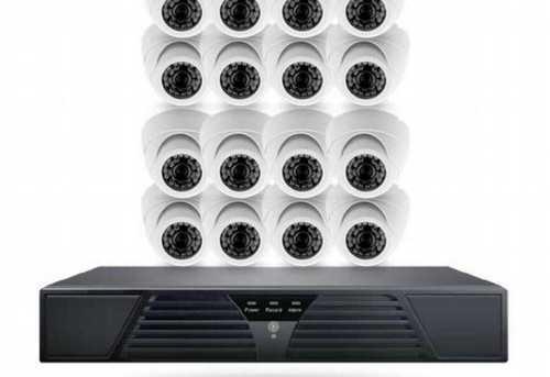 Полный комплект видеонаблюдения 16 камер
