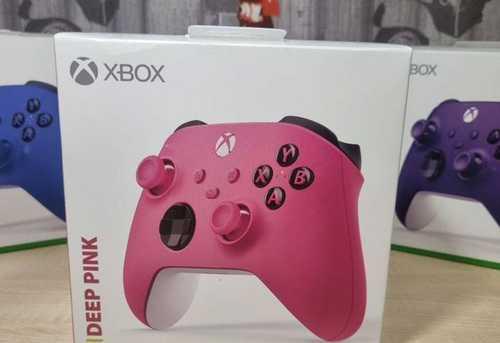 Новый геймпад xbox series розовый deep pink