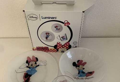 Набор детской посуды Luminarc новый