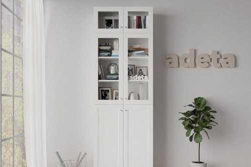 Книжный шкаф Билли 352 white икеа (IKEA)