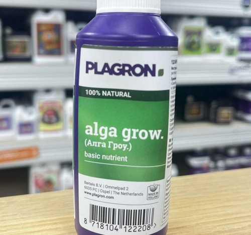 Удобрение для фазы роста Plagron Alga Grow 100мл