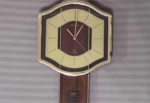 Часы настенные citizen quartz japan