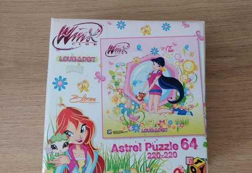 Пазл для девочек феи Winx 64 детали