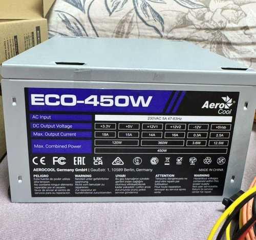 Блок питания AeroCool 450W