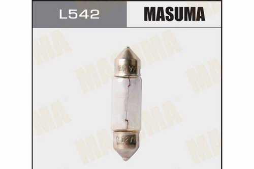 Лампа Masuma Festoon C10W (SV8.5, T10x37), 12В, 10