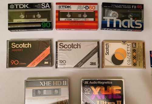 Аудиокассеты TDK That's Scotch AMagnetics новые