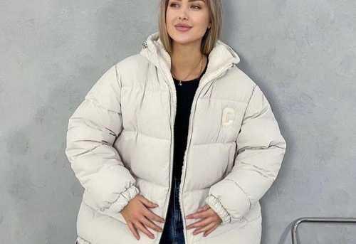 Куртка зимняя, двухсторонняя(барашек) 48-50 белая