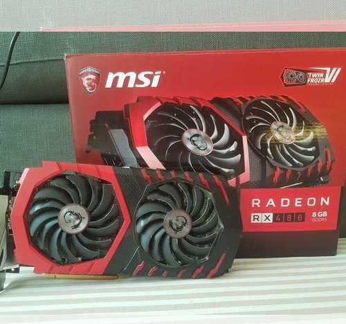 Видеокарта amd rx 480 msi