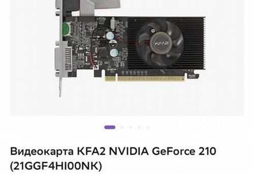 Видеокарта KFA2 nvidia GeForce 210 (21GGF4HI00NK)