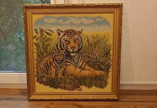 Тигры картина гобелен