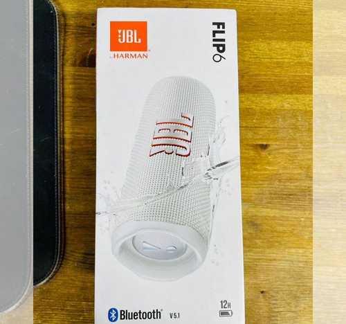 Колонки JBL Flip 6 белая (оригинал)