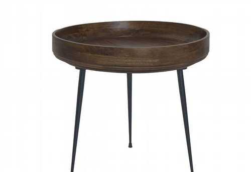 Столик круглый деревянный скандинавский стиль