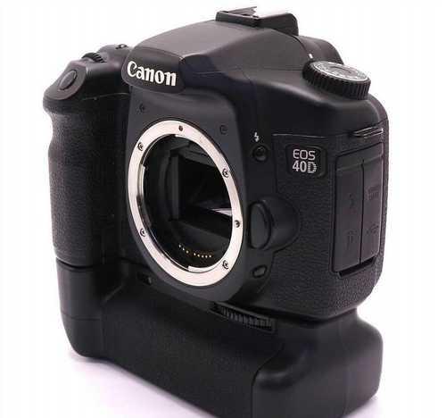 Canon EOS 40D body (пробег 24400 кадров)   батарейная ручка