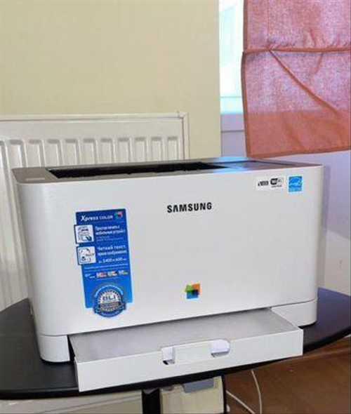 Цветной лазерный принтер samsung xpress C410W