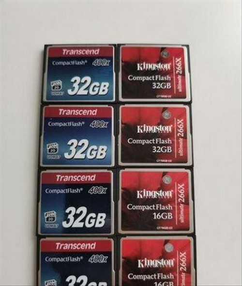 Карта памяти 16Gb 32Gb Compact Flash CF