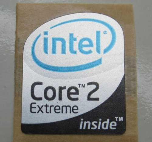 Наклейка Intel Core 2 Extreme inside