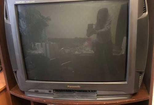Телевизор Panasonic 70 см + тумба с полками к нему