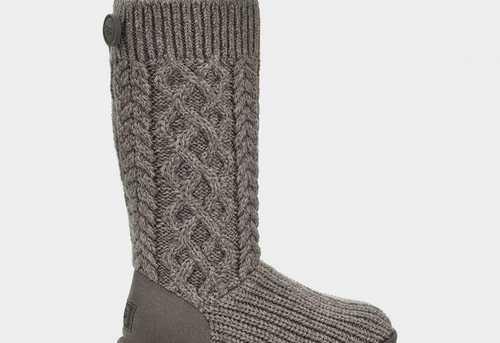 UGG Classic Cardi Cabled Knit Boot Grey