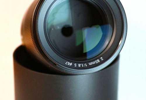 Nikon 85мм f/1.8S Nikkor z