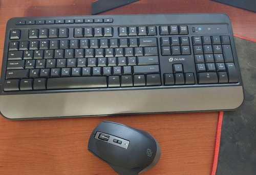 Набор мышь + клавиатура беспроводные Oklick S290W