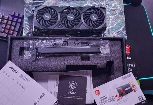 Видеокарта MSI RTX 3070 Ti на гарантии