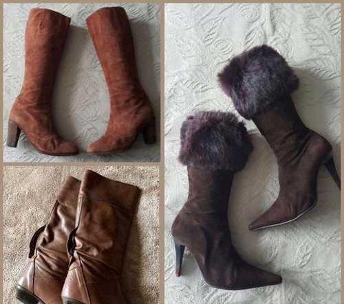 Сапоги Италия, 3 пары