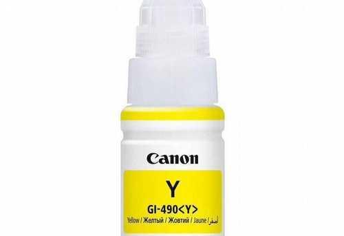 Чернила Canon GI-490 Струйный Желтый 7000стр, 0666