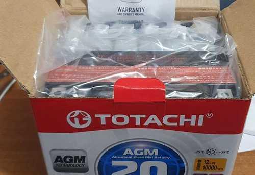 АКБ totachi ytx20L-bs20