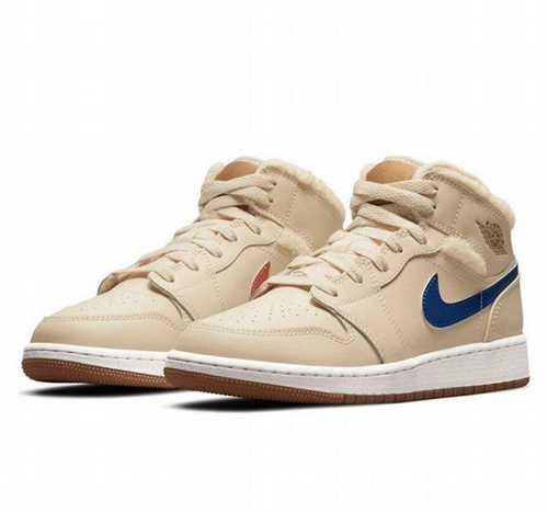 Nike Air Jordan 1 Mid Fleece Pearl оригинал