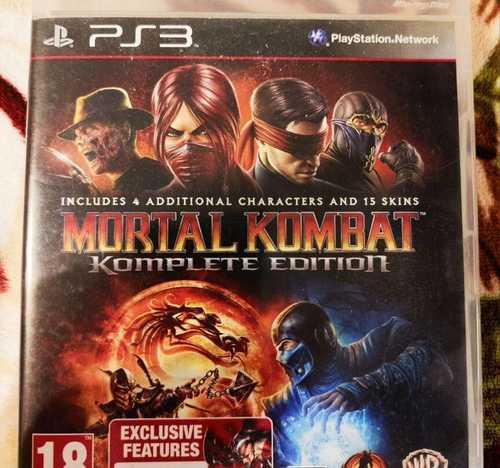 Mortal Kombat 9 Komplete edition для ps3