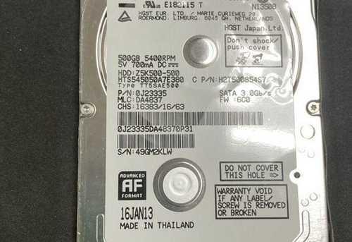 Жесткий диск 500 Gb hgst HTS545050A7E380